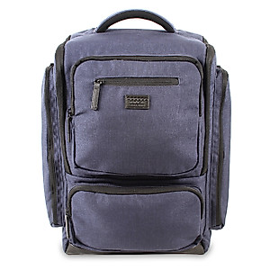 J World New York Novel Laptop Backpack, Navy, One Size
