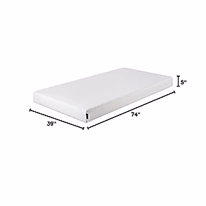 ZINUS 5 Inch Youth Memory Foam Mattress / Kids’ Room & Bunk Bed Mattress, Twin