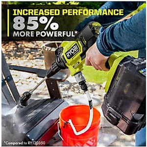 HP Brushless EZClean 600 PSI 0.7 GPM 40 Volt HP Cold Water Cleaner with 2.0 Ah Battery and Charger (11.3, 1)