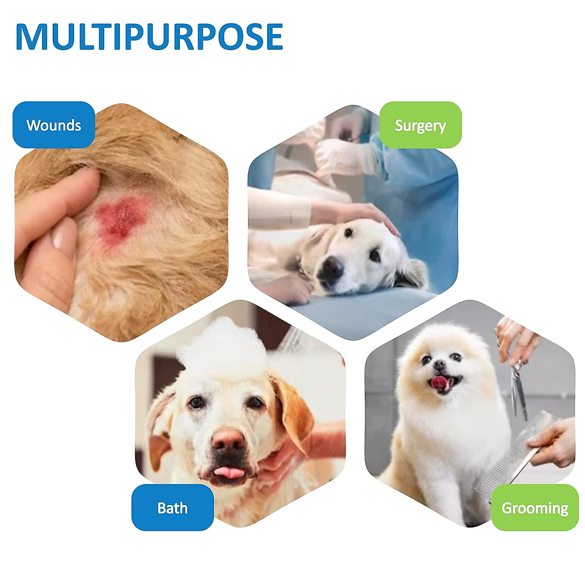 ManaMax Extra Soft Dog Cone Collar for Dogs After Surgery Adjustable Dog Cones for Large Medium Small Dogs Lightweight Dog Recovery Collar Breathable Elizabethan Collar Stop Licking(Medium)