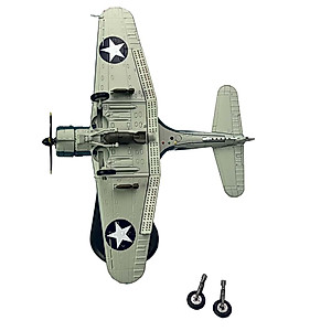 1/72 Scale WWII Midway SBD Dauntless Dive Bomber Plane Diecast Metal Aircraft Model Gift Ornament Collection