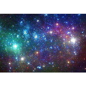 Deep Space Galaxy Nebula Photography Backdrop,Yeele 10x8ft Vinyl Universe Sparkling Planet Galactics Starry Sky Milky Way Stars Background,Kid Birthday Party Supplies and Decoration Photo Studio Props