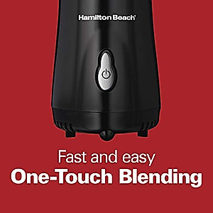 Hamilton Beach 51101B Personal Blender with Travel Lid, Black