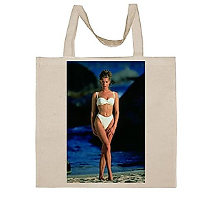FC Carino Rebecca Romijn - A Nice Graphic Cotton Canvas Tote Bag FCA #FCAG362635