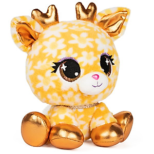 GUND P.Lushes Designer Fashion Pets Quinn O’Bearci Teddy Bear Premium Stuffed Animal, Pink/Purple, 6”