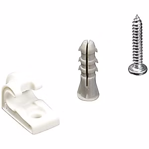 Closetmaid #7546 12PK White Down/Wall Clip