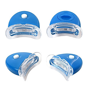 Teeth Whitening Kit (10) Gel (2) Trays (1) White LED Light Best Dental 44% Lightens Teeth Dramatically and Safely