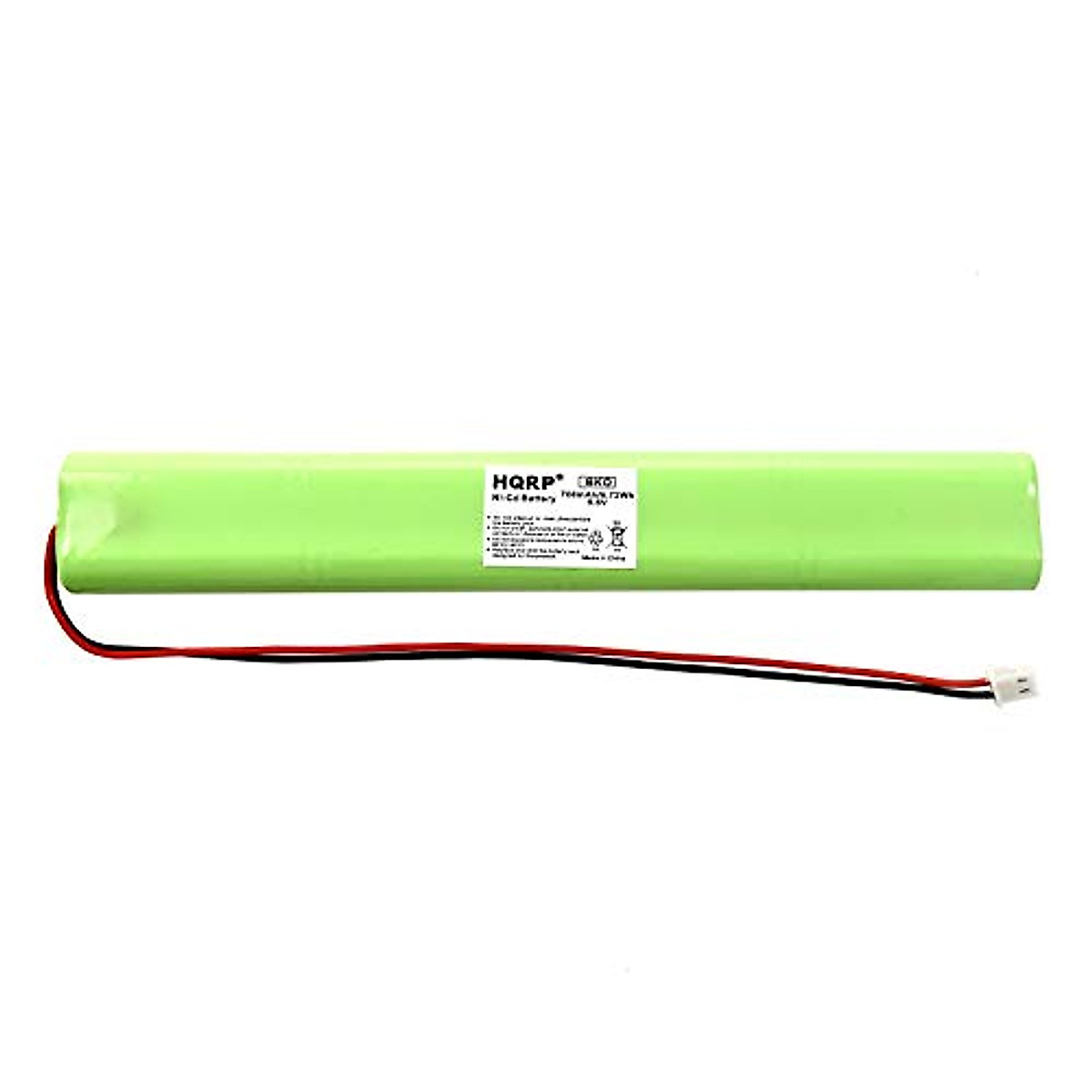 HQRP Emergency Exit Light Battery Compatible with Unitech BBAT0043A Lithonia ELB-B003 ELB-B004 BAT9.6V700 AA700MAH AA900MAH 9.6v 700mAh Ni-CD BBATOO43A