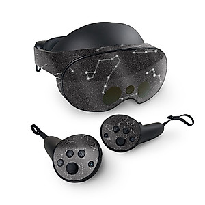 MightySkins Glossy Glitter Skin Compatible with Meta Quest Pro - Constellations | Protective, Durable High-Gloss Glitter Finish | Easy to Apply, Remove, and Change Styles | Made in The USA
