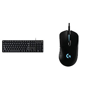 Logitech G413 SE Full-Size Mechanical Gaming Keyboard G403 Hero 25K Gaming Mouse