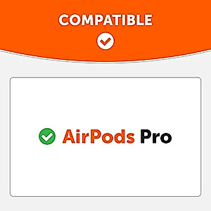 WC HookZ Combo Pack - Upgraded Over-Ear Hooks for AirPods Pro - 2 Pairs of Large & Small Size Included in Package Made by Wicked Cushions | Navy Blue & Mixed Marble