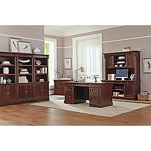 Sauder Palladia Executive Desk, Select Cherry finish