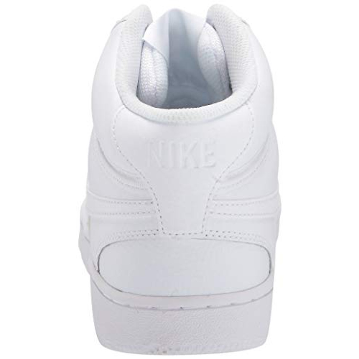 Nike Women's Court Vision Mid Sneaker, White/White-White, 5.5 Regular US