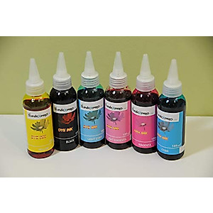 inkxpro 600ml High Definition Photo dye Ink Refill Set for CIS/CISS or refillable cartridges Using T79 Ink: Stylus Photo Printers 1400, 1410, Artisan 1430