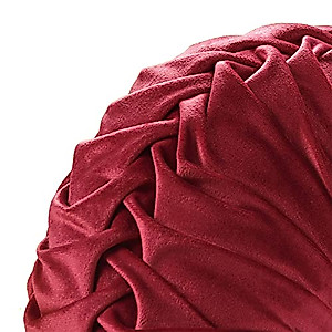 Lush Decor Decorative Pillow, 15" Round, Red