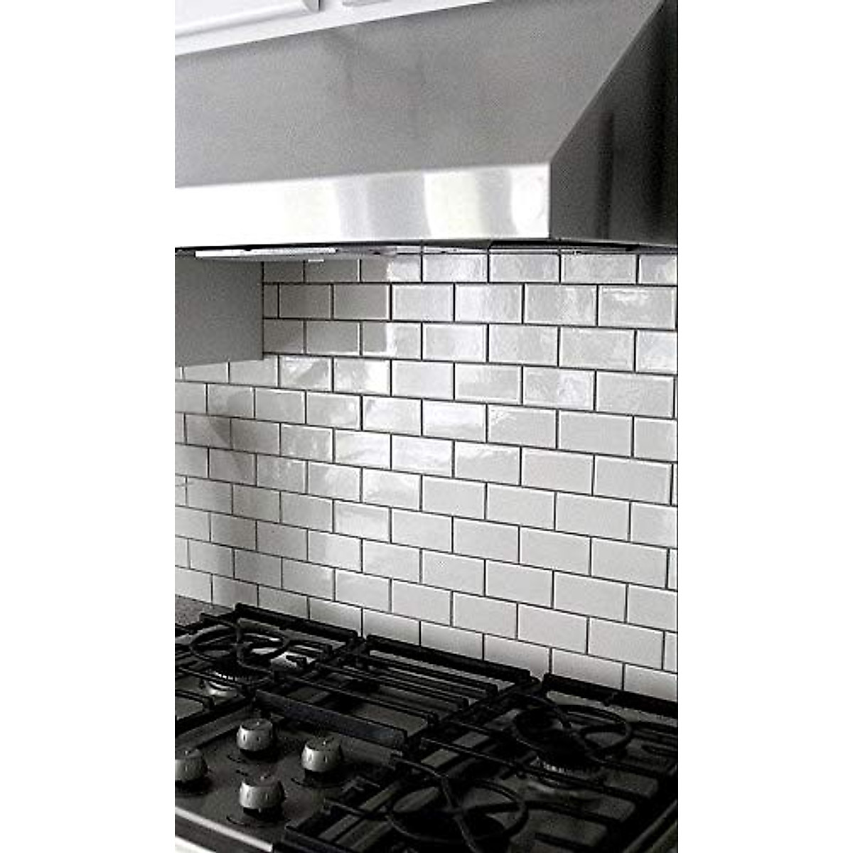 3x6 White Glossy Ceramic Subway Tile Wall Backsplash Made in USA (Full Box 100)