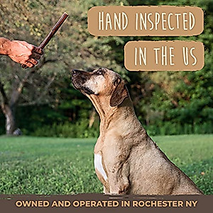 Mighty Paw Naturals Bully Sticks | All-Natural Protein-Rich Dog Chews from Grass-Fed Beef. Single-Ingredient Pet Treat for Dental Health. Keeps Chewers Busy