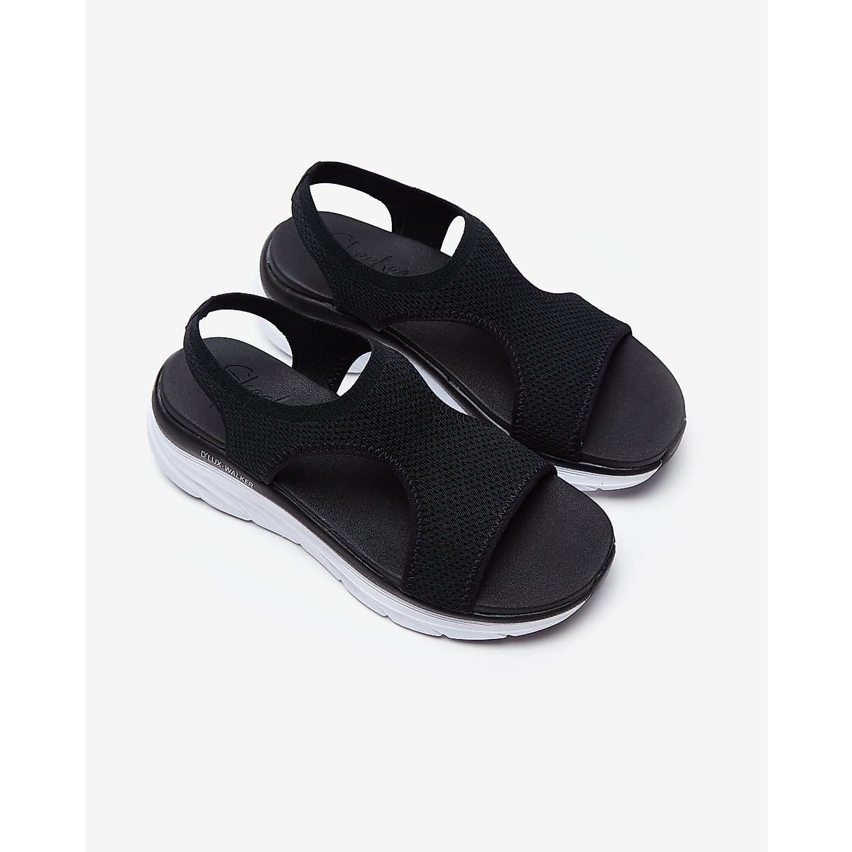 Skechers Women's Sporty Sandal Sport, Black, 10