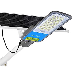 1800W Solar Street Light, 235000 Lumens Dusk to Dawn Solar Outdoor Lights Remote Control Waterproof IP67 6500K Security Solar Flood Light for Yard, Garage, Garden