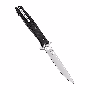 HOKC Finnish-2 | 349-130406 | Pocket Knife, EDC Knife by Official Dealer - Designed by Russian Master Aleksander Biryukov - Liner Lock, Lawks Safety System, G10 Handle, Wave Opener, Finger Flipper, Long and Durable Nitro-V Stainless Steel, Satin Finished