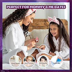 Townley Girl Disney Frozen Elsa and Anna Non-Toxic Peel-Off Water-Based Safe Quick Dry Nail Polish Gift Kit Set for Kids Girls with Bonus Nail Separators, 14 Pc Set (All Solid Colors)