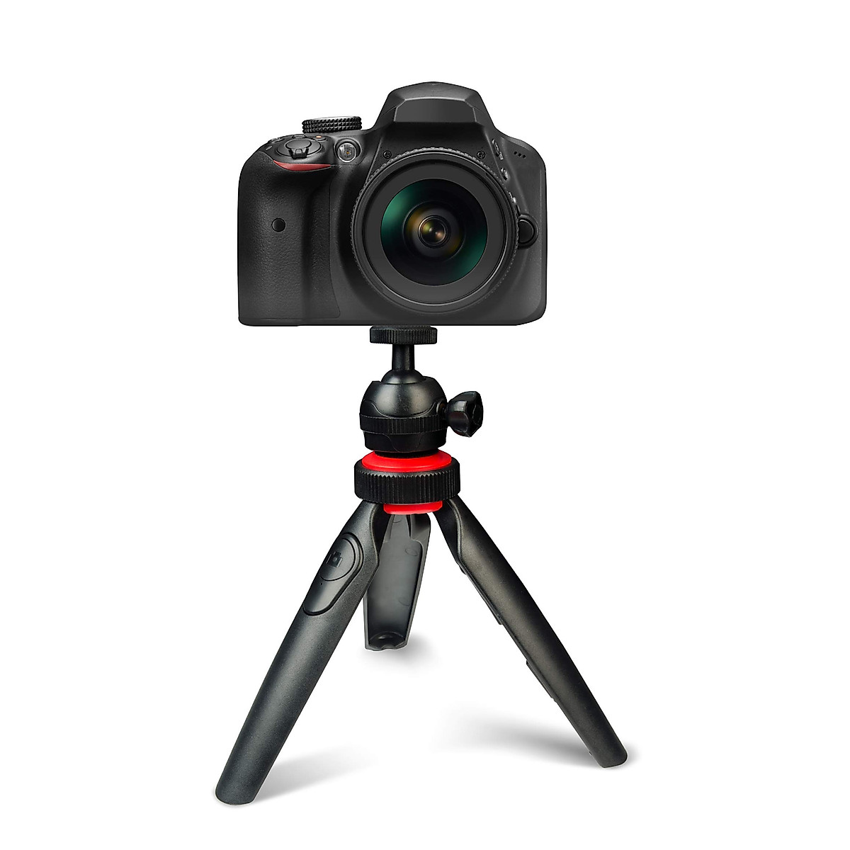 Active Mini Tripod with Wireless Bluetooth Shutter Remote & Camera Mount