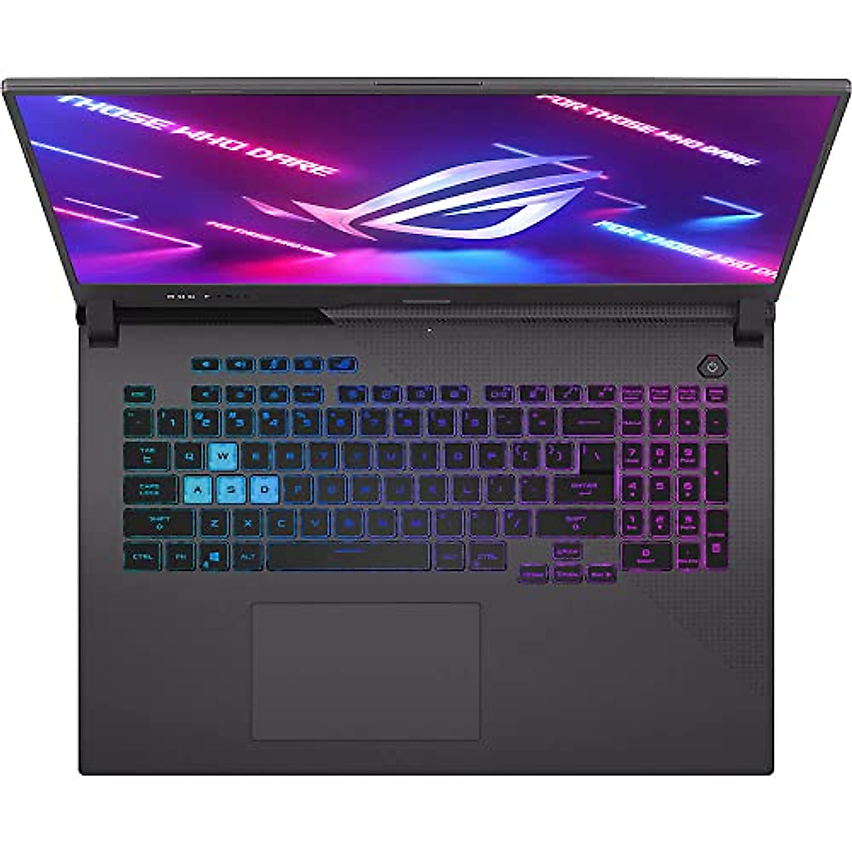 ASUS ROG Strix G17 (2021) Gaming Laptop, 17.3” 144Hz IPS Type FHD, NVIDIA GeForce RTX 3050 Ti, AMD Ryzen 7 5800H, 16GB DDR4, 512GB PCIe NVMe SSD, RGB Keyboard, Windows 10, G713QE-RB74