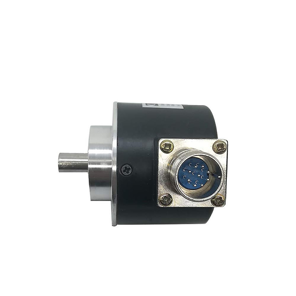 58mm Outer Diameter 10mm Optical Incremental Rotary Encoder 1024ppr 5-26V pushpull with Socket