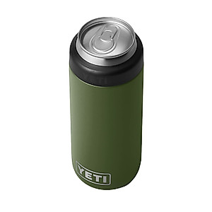 YETI Rambler 12 oz. Colster Slim Can Insulator for the Slim Hard Seltzer Cans, Highlands Olive