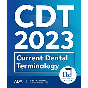 CDT 2023: Current Dental Terminology book, ebook and app