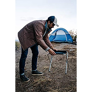 Stansport Folding Camp Stool (G-613-S) 15.7" L x 12.8" W x 15" H