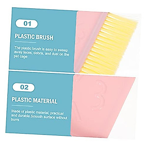 balacoo 15 Sets Hamster Cleaning Broom pan and Brush pet pan Hamster cage Dustpan Tabletop Brush Mini pan car Cleaning Accessories Hamster Accessories Kid Broom pp Rabbit Child Chinchilla