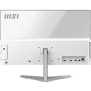 MSI Modern AM242 AIO Desktop, 23.8" FHD IPS-Grade LED, Intel i3-1115G4, 8GB Memory, 256GB SSD, WiFi 6, BT 5.1, White, Windows 11 Home (11M-892US)