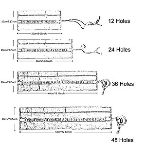 Canvas Pencil Roll Wrap 12/24/36/48 Holes, Multiuse Cartoon Cat Roll Up Pencil Case Large Capacity Pen Curtain for Coloring Pencil Holder Organizer