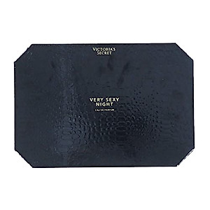 Victoria's Secret Very Sexy Night eau de parfum 4 Piece Gift Set 3.4 Ounce Eau de Parfum & Velvet Body Cream & Body Wash (Very Sexy Night)
