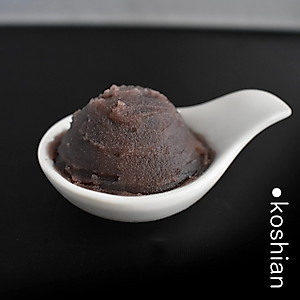 Red Bean Paste, Adzuki Beans, Japanese Mochi Rice Cake Anko, Strained KOSHIAN -VEGAN & GLUTEN-FREE 17.6OZ(500g)【CHAGANJU】