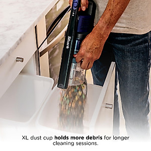 Shark IX141 Pet Cordless Stick Vacuum with XL Dust Cup, LED Headlights, Removable Handheld, Crevice Tool & Pet Multi-Tool, 40min Runtime, Grey/Iris