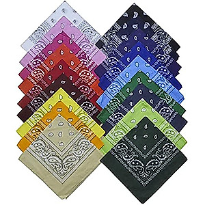 Arctic Fish Red Bandanas Face Mask For Men Women 8 Pack Cotton Multi-function Face Hair Headband (18PCS)