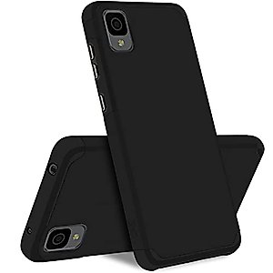HRWireless Compatible for Alcatel TCL 30z, TCL 30LE, TCL T602DL Heavy Duty Dual-Layer Phone Case, Premium Tough Strong ShockproofSeries Minimalistic Design for Accidental Drops