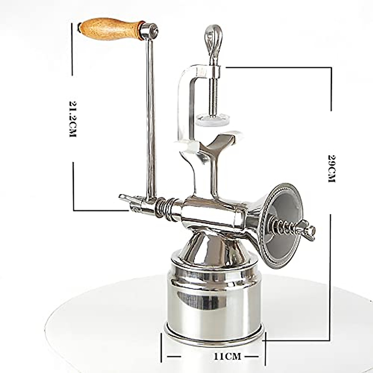 Manual Grain Mill Stainless Steel Grinder Grains, Professional Hand Operated Grain Grinder Maker, Coffee Grinder Hand Crank, Manual Coarse Grinding Tools For Rice, Spices, Pepper And Corn Beans