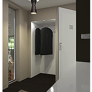 Suit Covers,5Pcs Garment Bag,Suit Bags for men,Garment Covers,48inch Clothes Cover Set for Storage&Travel,Garment Bags for Hanging Clothes with Carry Handles for Suits Tuxedos Dresses Coats