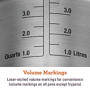 Breville Thermal Pro Stainless Steel Frying Pan / Fry Pan / Stainless Steel Skillet - 10 Inch, Silver