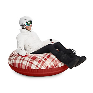 FUNBOY Inflatable Tube, Retro, Plaid Single