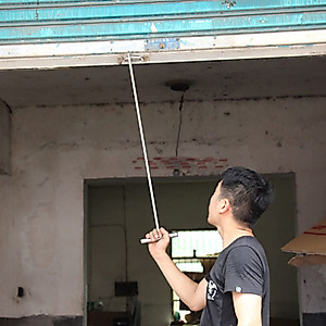 GANAZONO T Post Driver Manhole Cover Hook Stainless Steel T Style Handle Hook Hooks Drain Grate Lifter Storm Drain Cover Hook for Garden Street Home Shutter Doors Water Meter Key