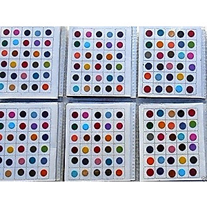 720 X Count Bindi dots Multi size multicolor Bindi Round Bindi Polka dots daily use bindi stickers (Multicolored)