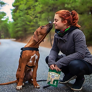 Bonies Natural Calming Formula Dog Treats - Contains Chamomile & Lavender, Help Anxiety, Excessive Barking & Trembling, Chicken Flavor, Mini, 120 Bone