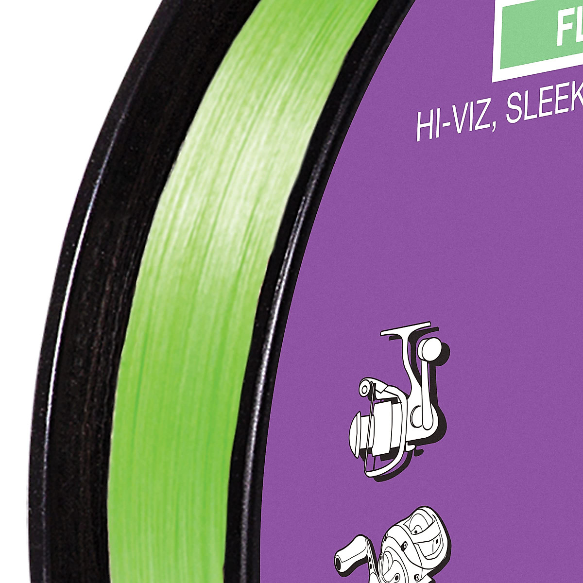 Seaguar Smackdown High Visibility Fishing Line 15lbs, 150yds Break Strength/Length, Flash Green - 15SDFG150