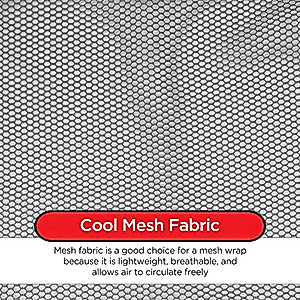 DONNA Mesh Wrap 1pc HEADBAND, Silk Wraps, Mesh Wrap for Women’s Hair, Face Wash, Makeup Hair Accessories Headbands (BLACK)