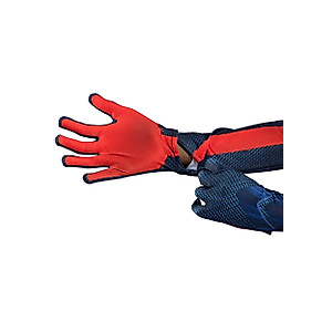 Marvel Kid's Classic Spider-Man Miles Morales Zentai Suit, Spiderman Costume for Halloween Small Blue