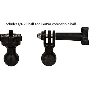 Panavise AcitonGrip 13130 Action Grip Double Knuckle Suction Cup Camera Mount (Matte Black)